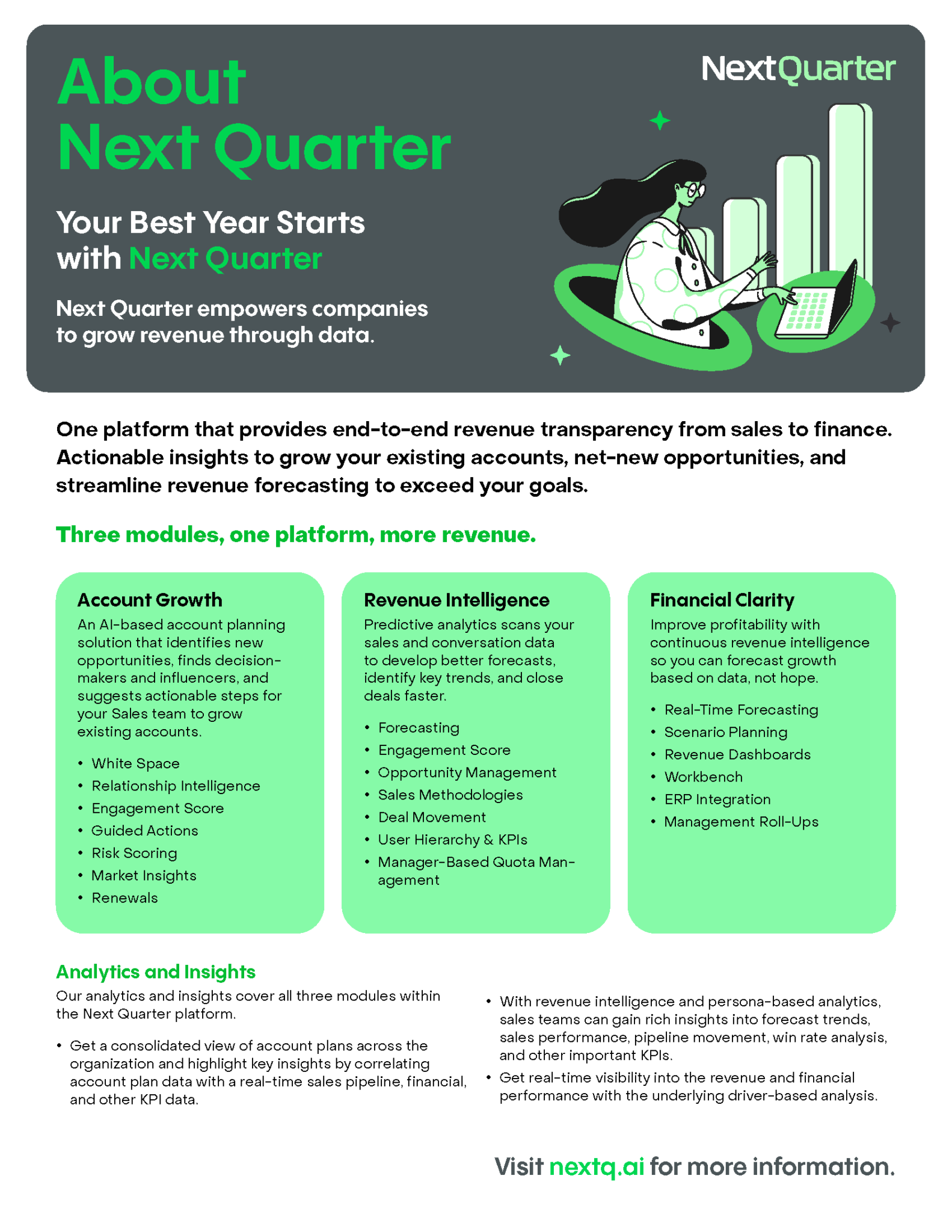 About Next Quarter: Revenue Forecasting Software Datasheet